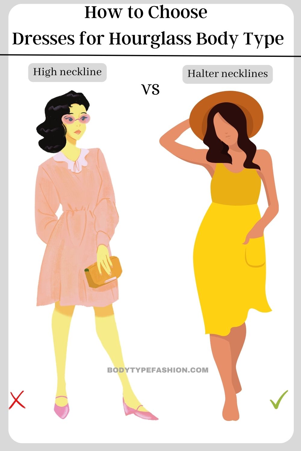 How to Choose Dresses for Hourglass Body Type - Fashion for Your Body Type