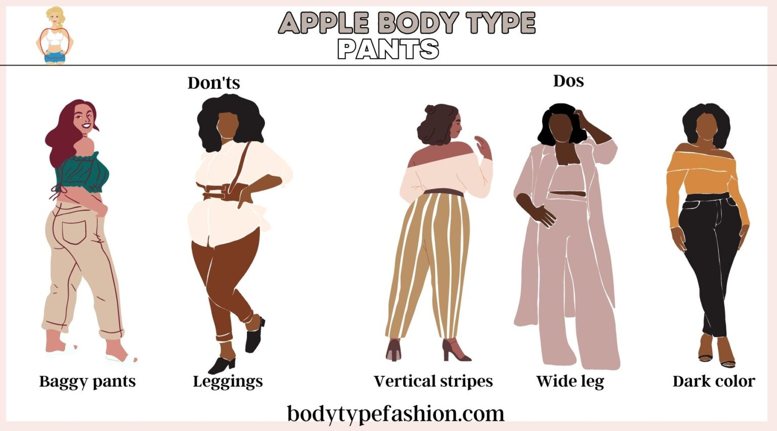 The Clothing Essentials for Apple Shape - Fashion for Your Body Type