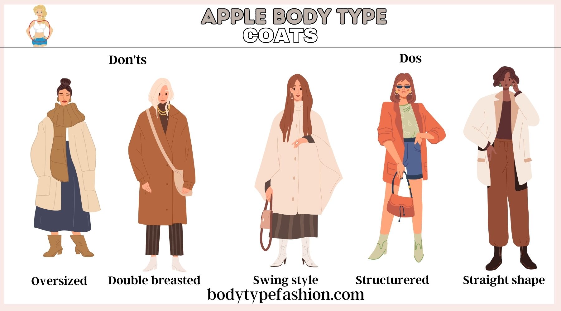 The Clothing Essentials for Apple Shape - Fashion for Your Body Type