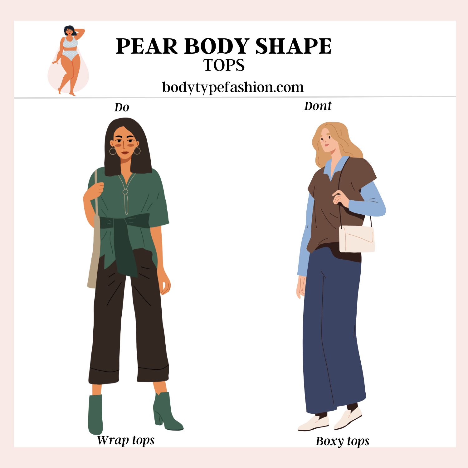 Dressing Rules for Pear Shape Body - Fashion for Your Body Type
