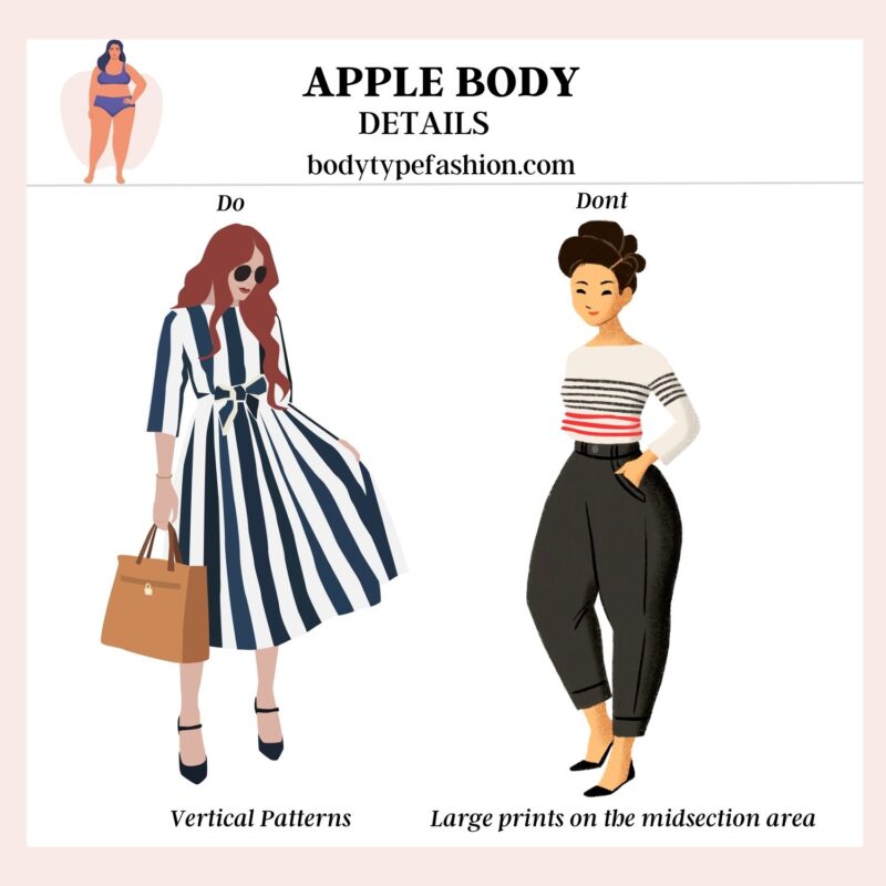The Golden Dressing Rules for The Apple shape - Fashion for Your Body Type