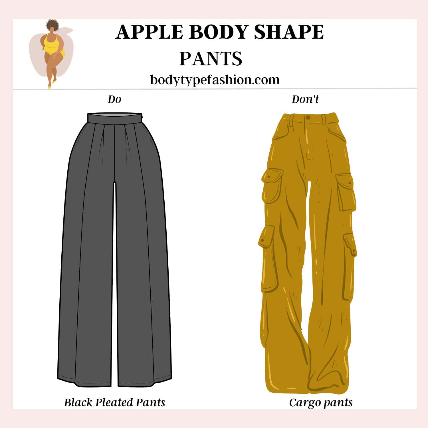 Best Work Clothing Styles for Apple Body Shape - Fashion for Your Body Type
