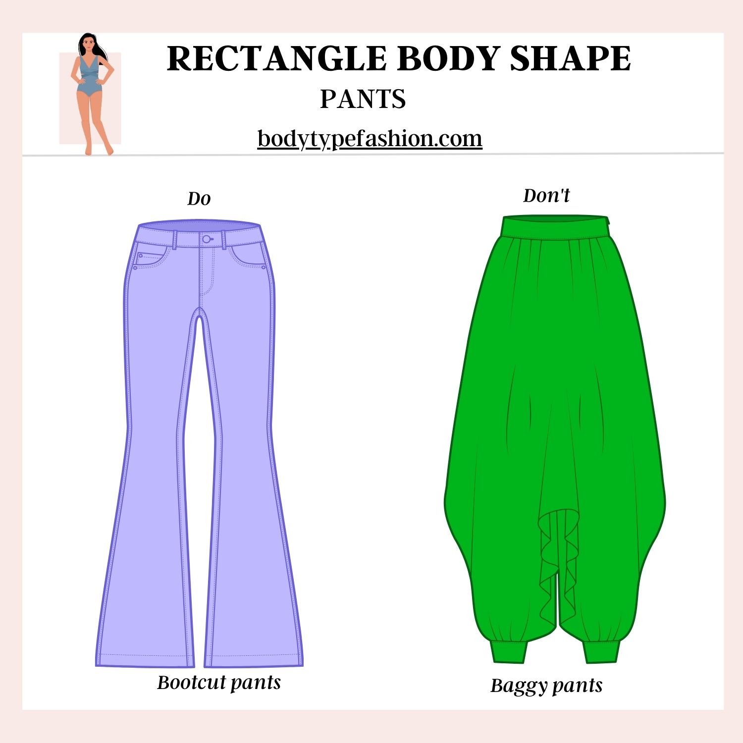 The Wardrobe Essentials For Rectangle Shape - Fashion for Your Body Type