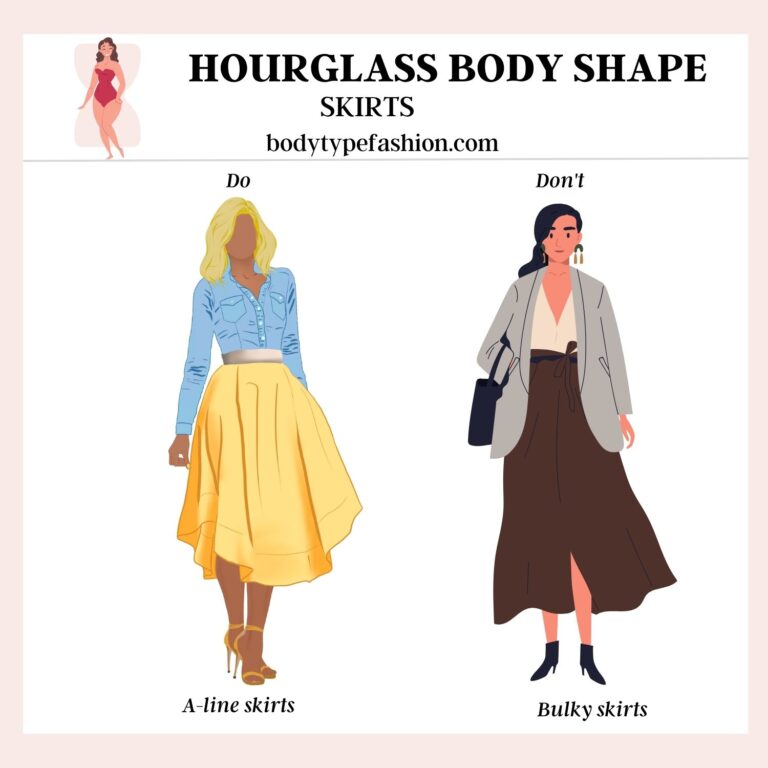 How to Choose Skirts for Hourglass Body Type - Fashion for Your Body Type