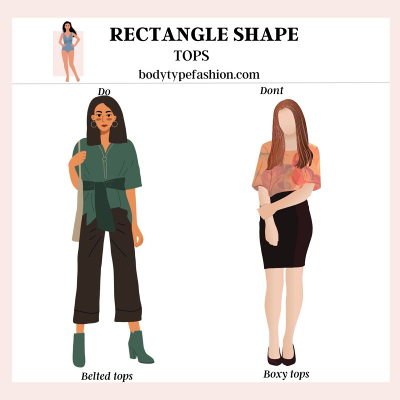 Dressing Rules for Rectangle Body Shape - Fashion for Your Body Type