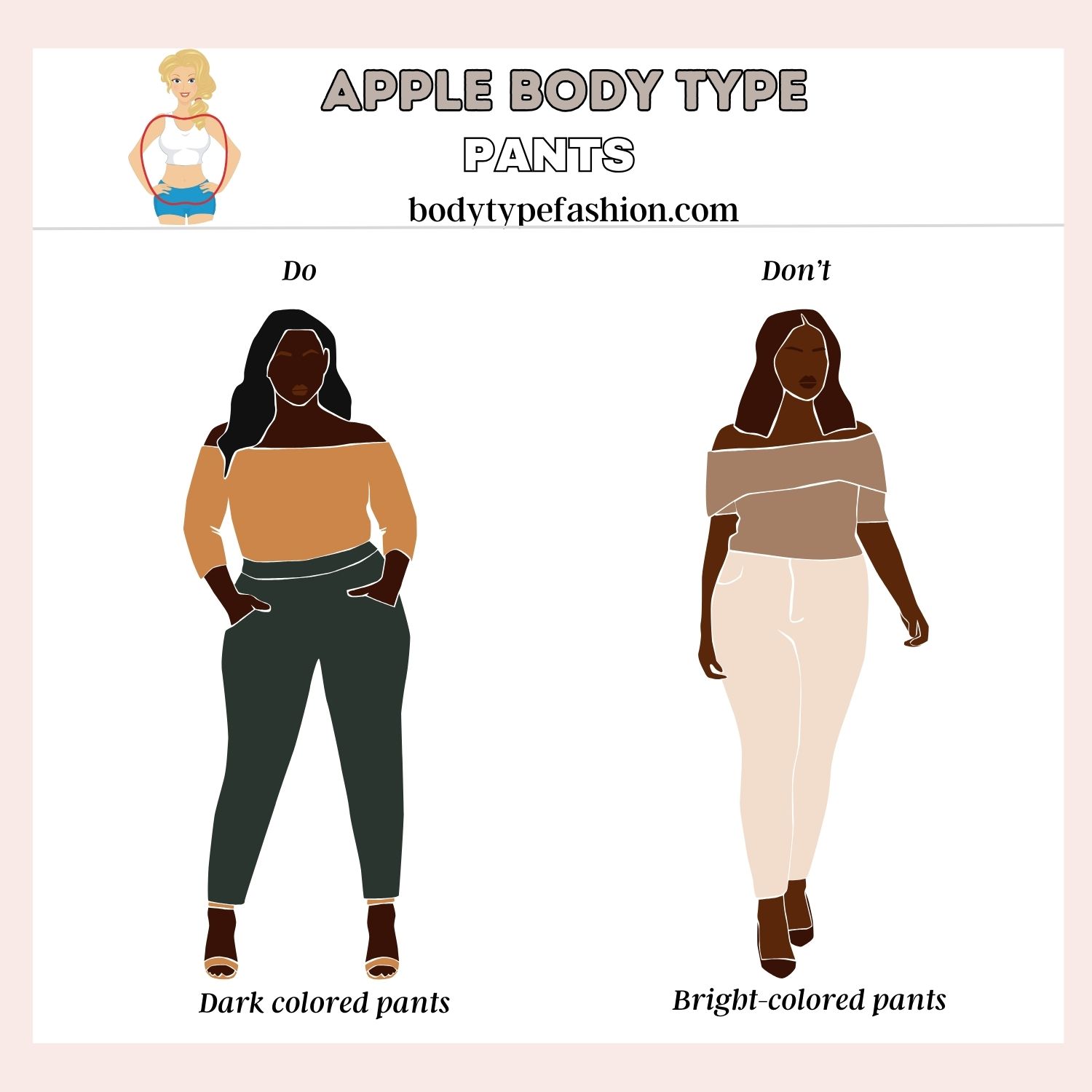 The Clothing Essentials for Apple Shape - Fashion for Your Body Type