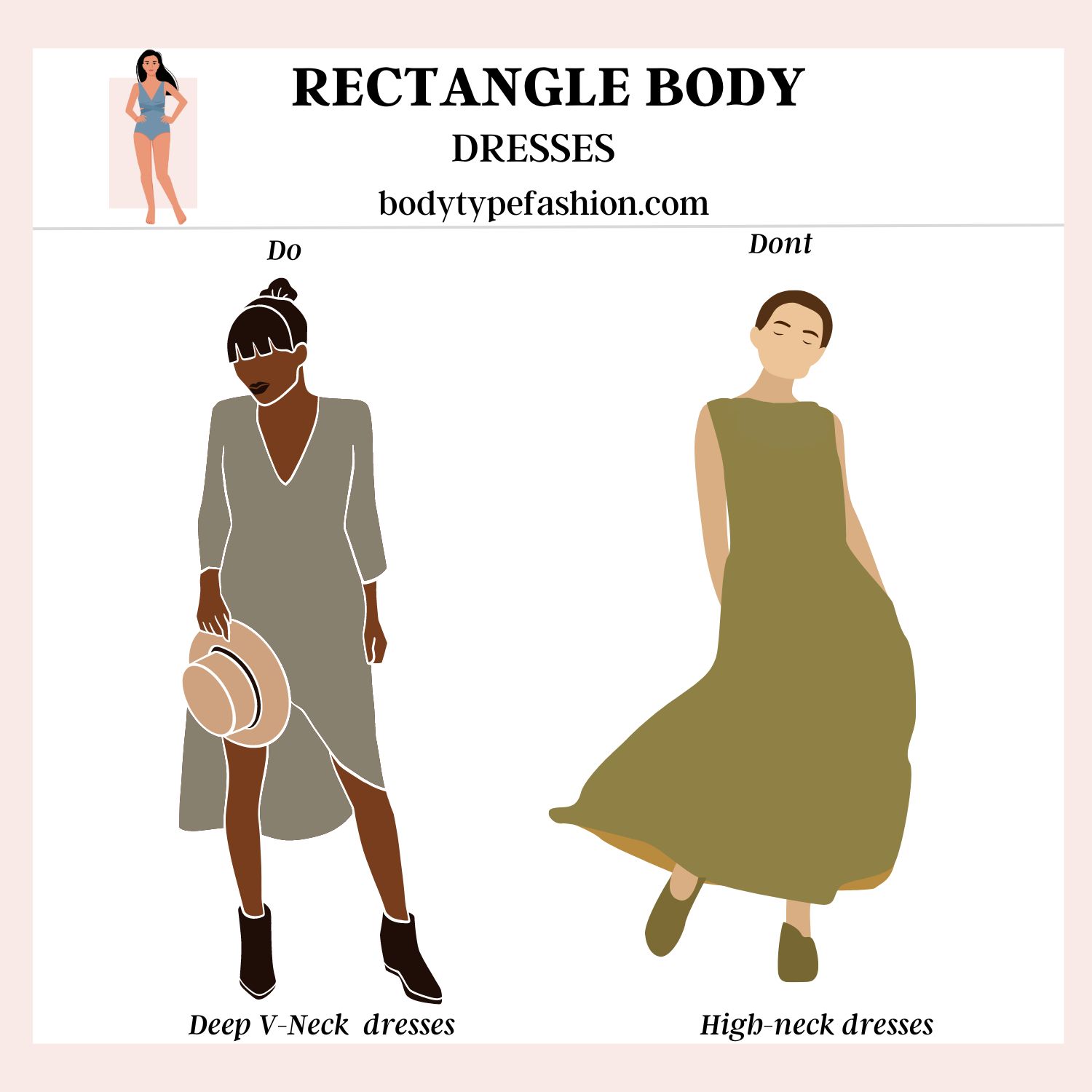 Best Casual Clothing Styles for Rectangle Body Shape - Fashion for Your ...