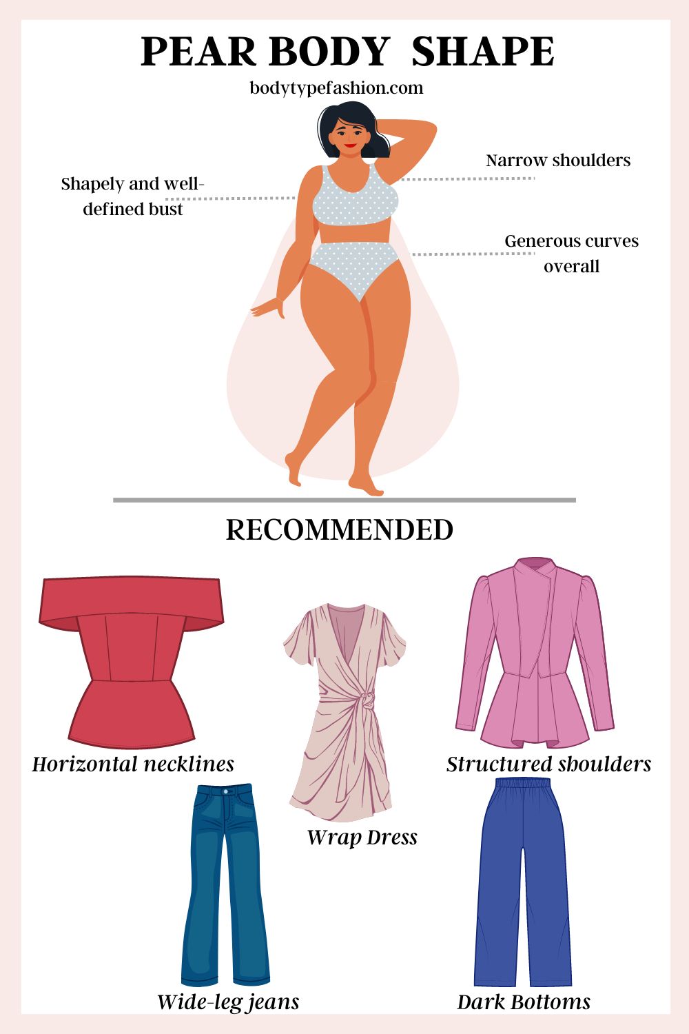 Dressing Rules for Pear Shape Body - Fashion for Your Body Type