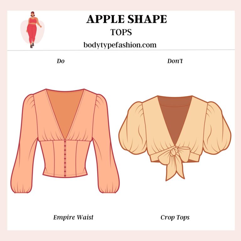 How to Choose Tops for the Apple Body Shape - Fashion for Your Body Type