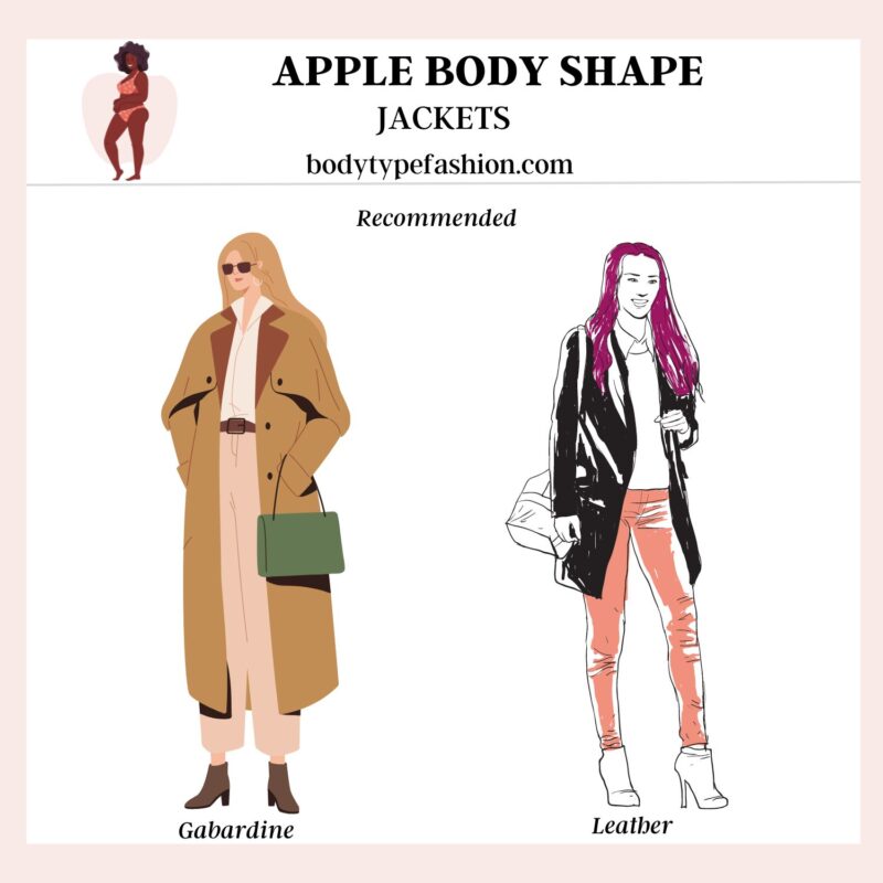 How to Choose Jackets for the Apple Body Shape - Fashion for Your Body Type