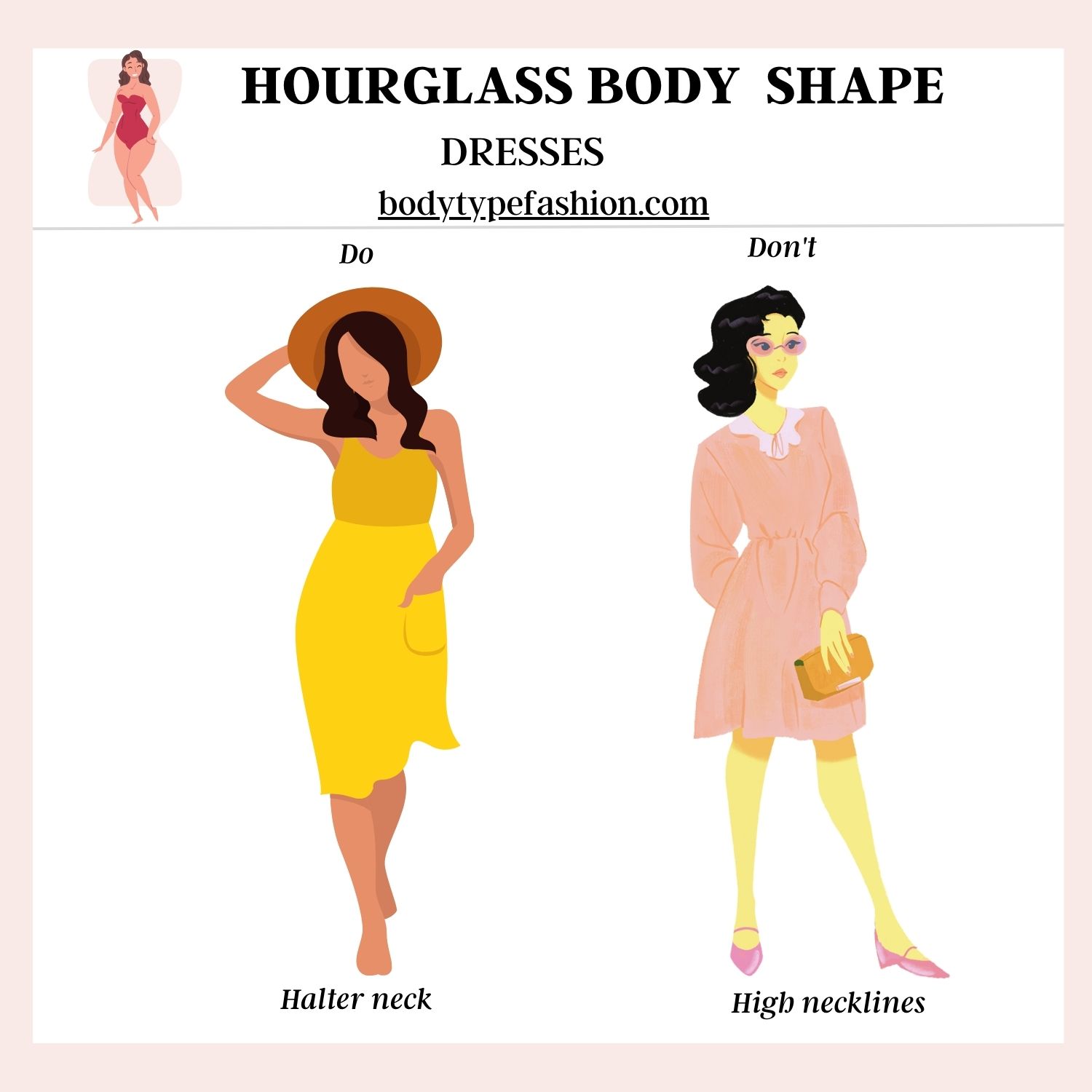 How to Choose Dresses for Hourglass Body Type - Fashion for Your Body Type