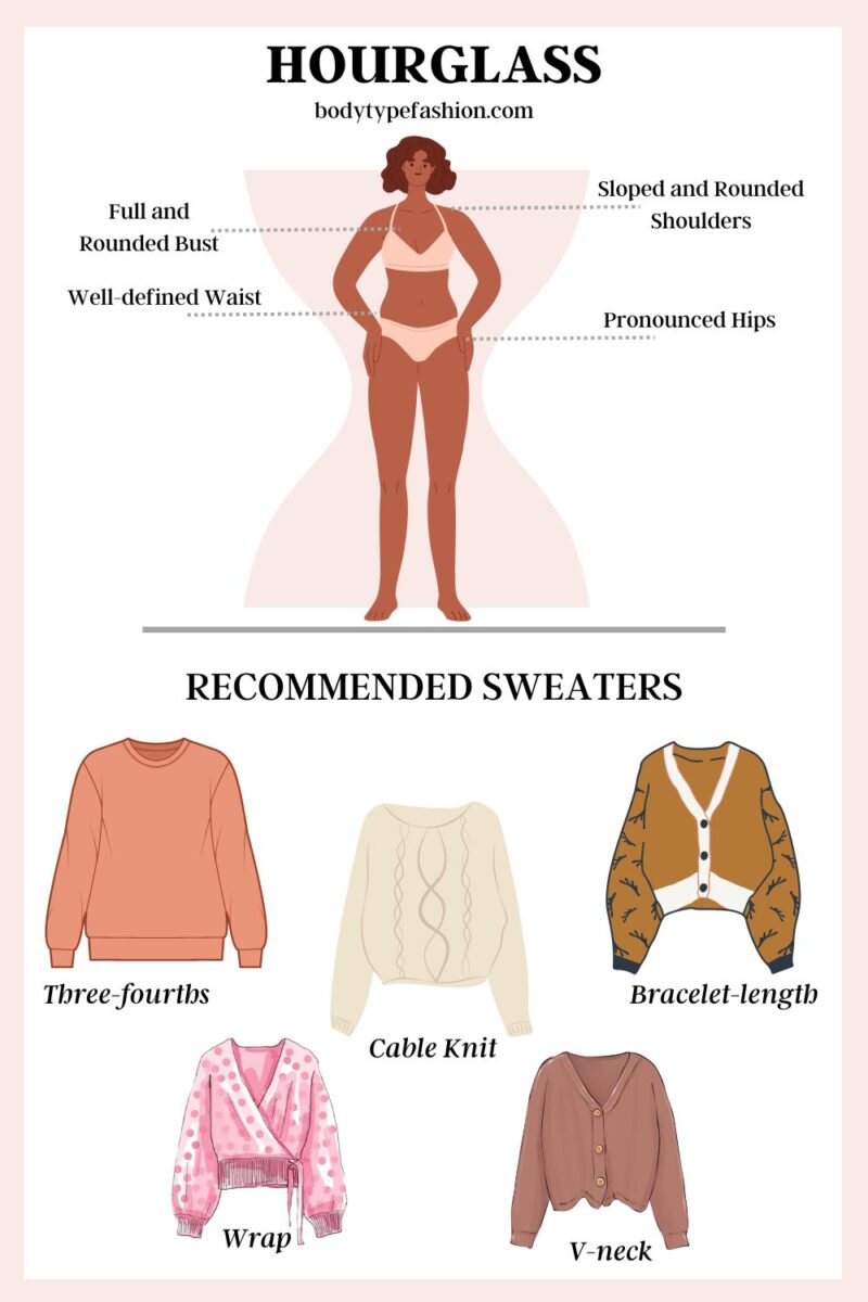How to Choose Sweaters for Hourglass Body Type - Fashion for Your Body Type