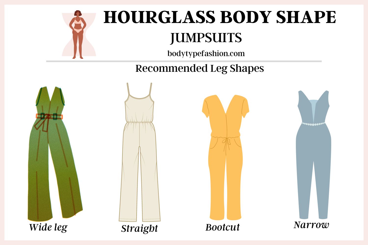 How to Choose Jumpsuits for Hourglass Body Type - Fashion for Your Body ...