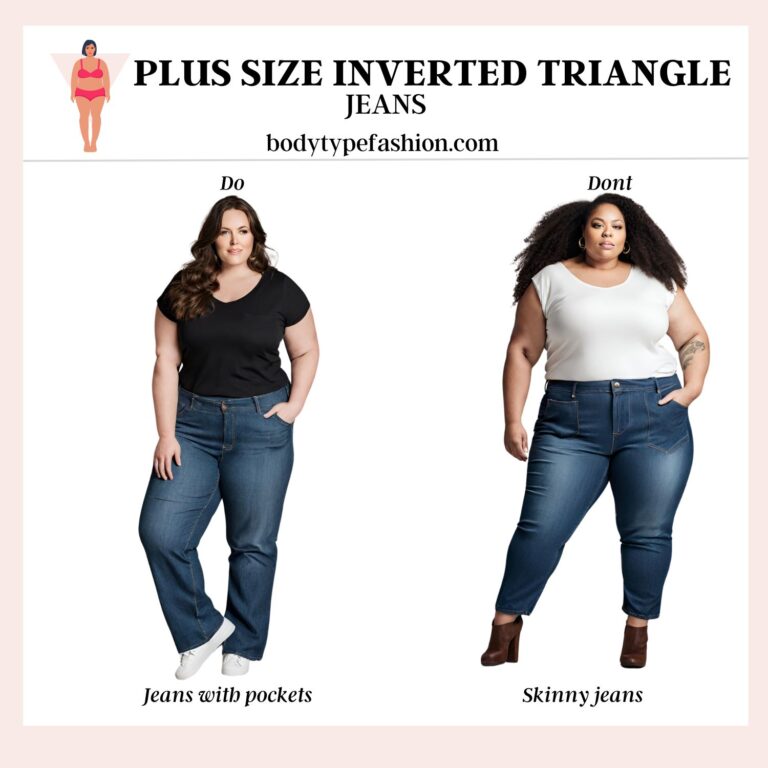 How to Dress Plus Size Inverted Triangle - Fashion for Your Body Type