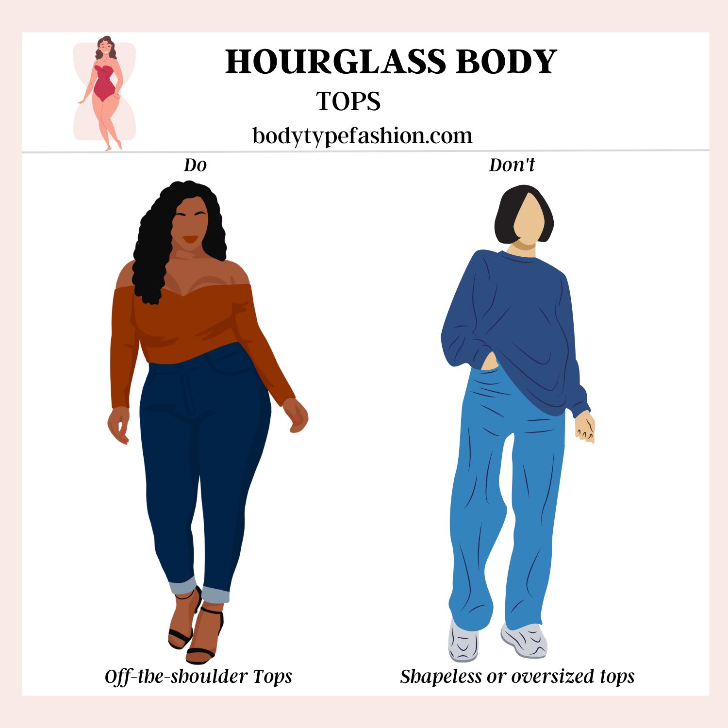 Best Casual Clothing Styles for Hourglass Body Shape - Fashion for Your ...
