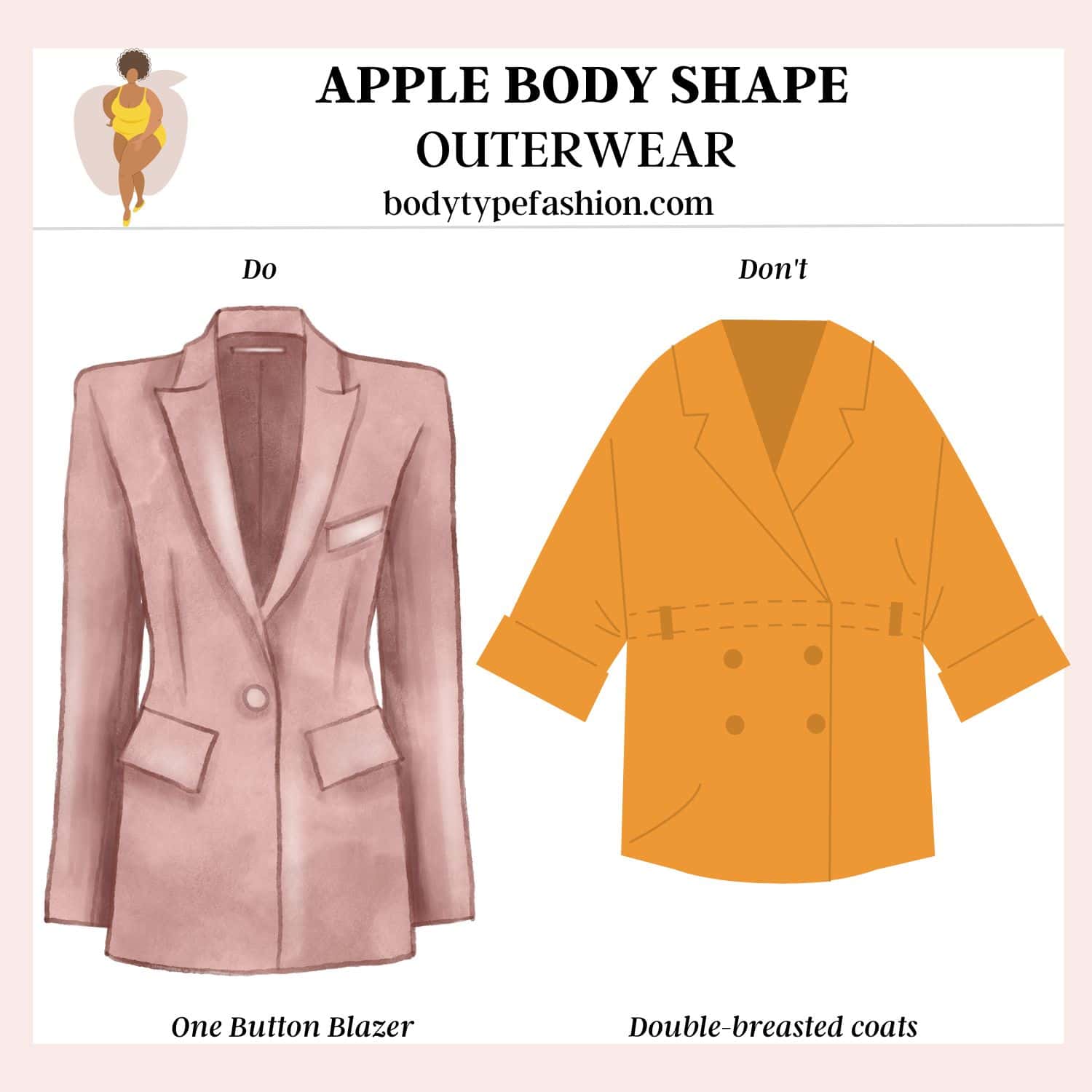 Best Work Clothing Styles for Apple Body Shape - Fashion for Your Body Type
