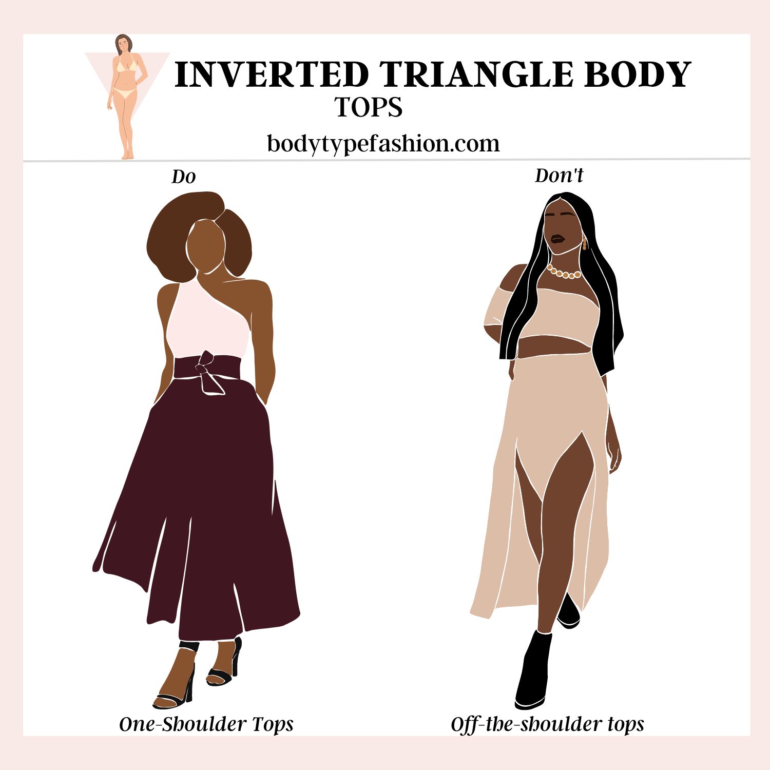 Best Casual Clothing Styles for Inverted Triangle Body Shape - Fashion ...
