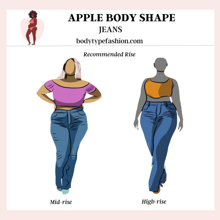 How to Choose Jeans for the Apple Body Shape - Fashion for Your Body Type