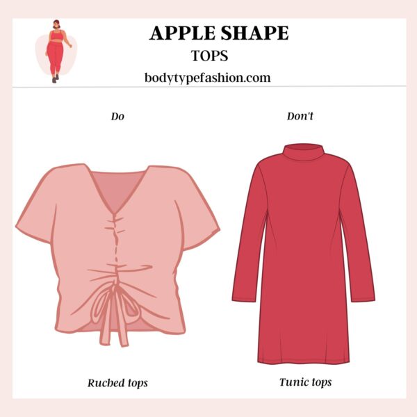 How to Choose Tops for the Apple Body Shape - Fashion for Your Body Type