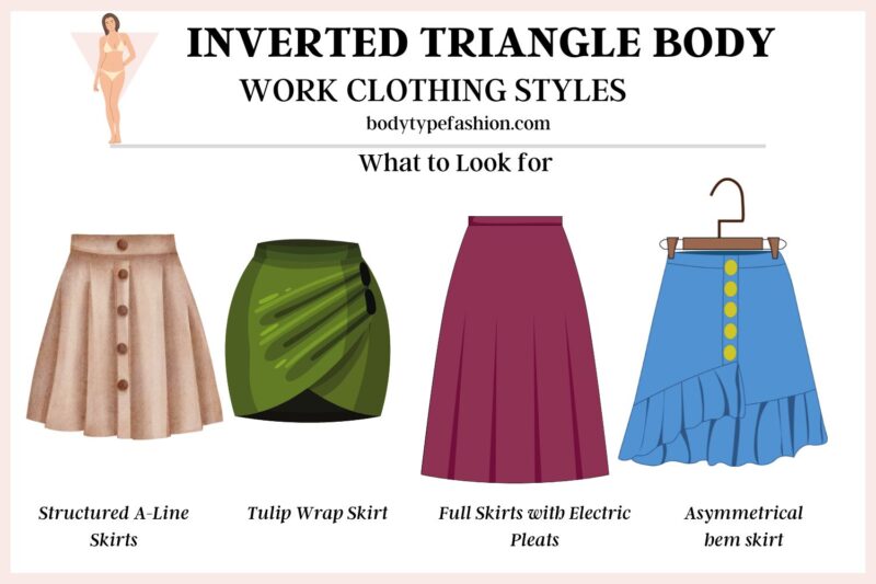 Best Work Clothing Styles for Inverted Triangle Body Shape - Fashion ...