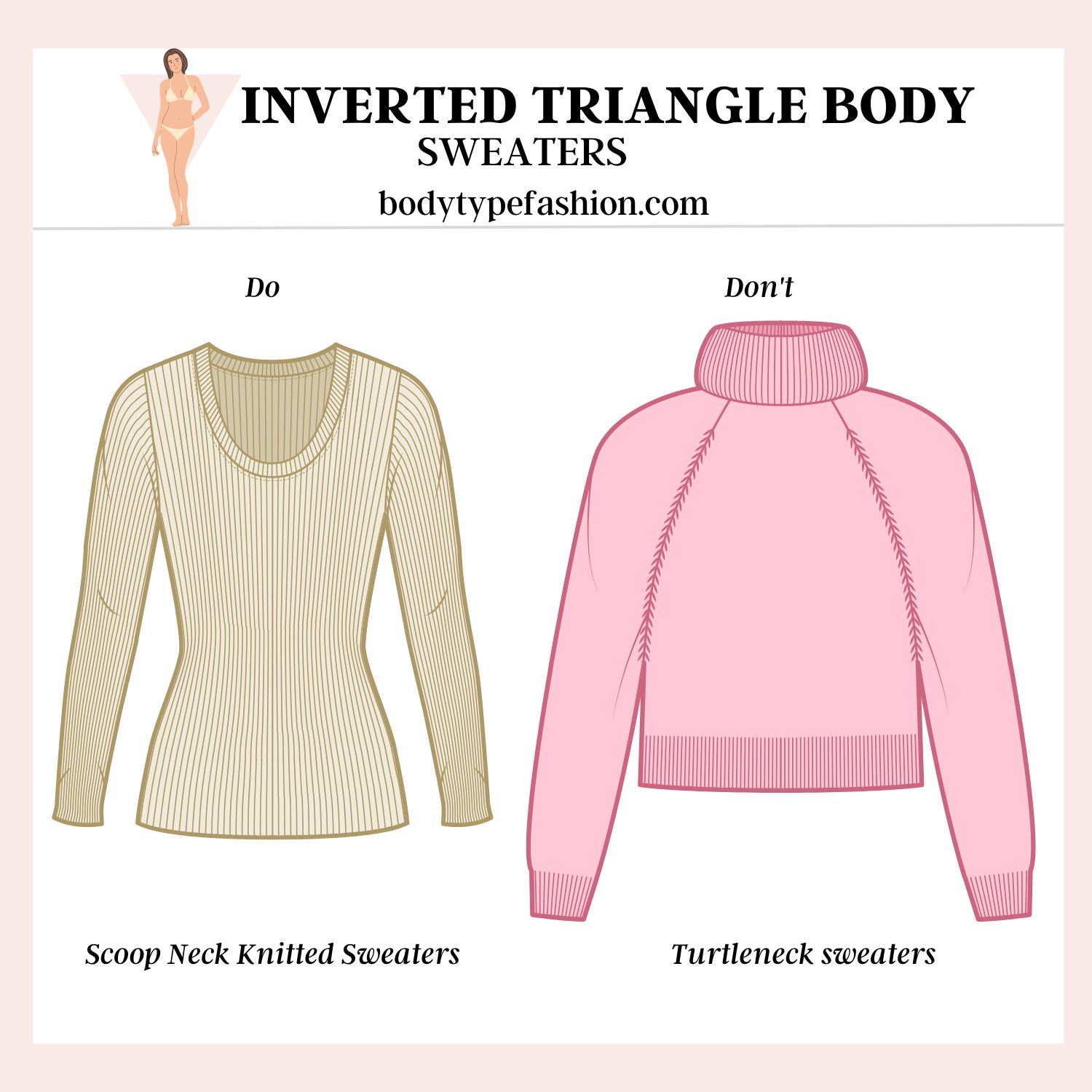 Best Casual Clothing Styles for Inverted Triangle Body Shape - Fashion ...