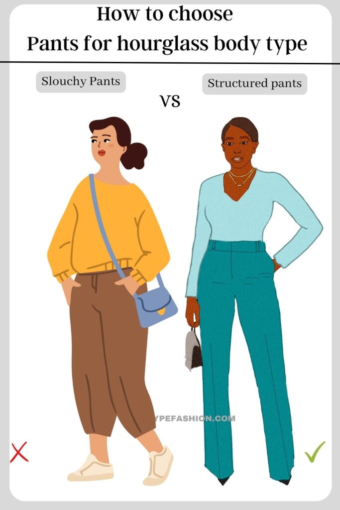 How to Choose Pants for Hourglass Body Type - Fashion for Your Body Type