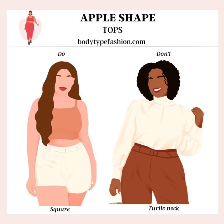 How to Choose Tops for the Apple Body Shape - Fashion for Your Body Type