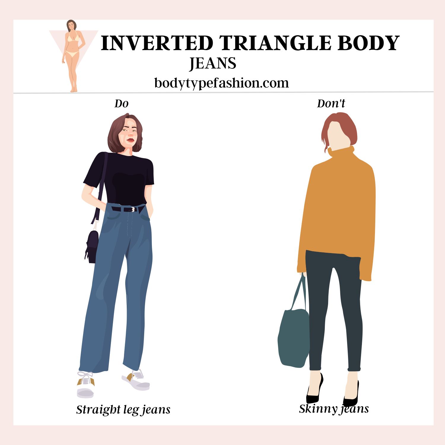 The Wardrobe Essentials for Inverted Triangle Shape - Fashion for Your ...