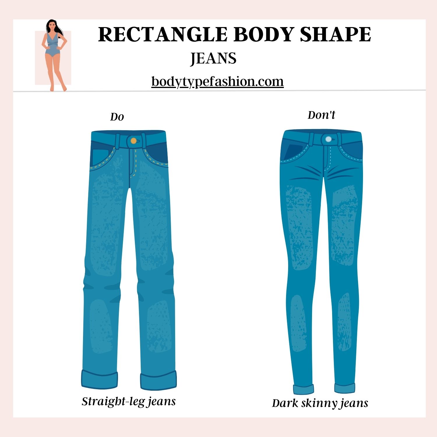 The Wardrobe Essentials For Rectangle Shape - Fashion for Your Body Type