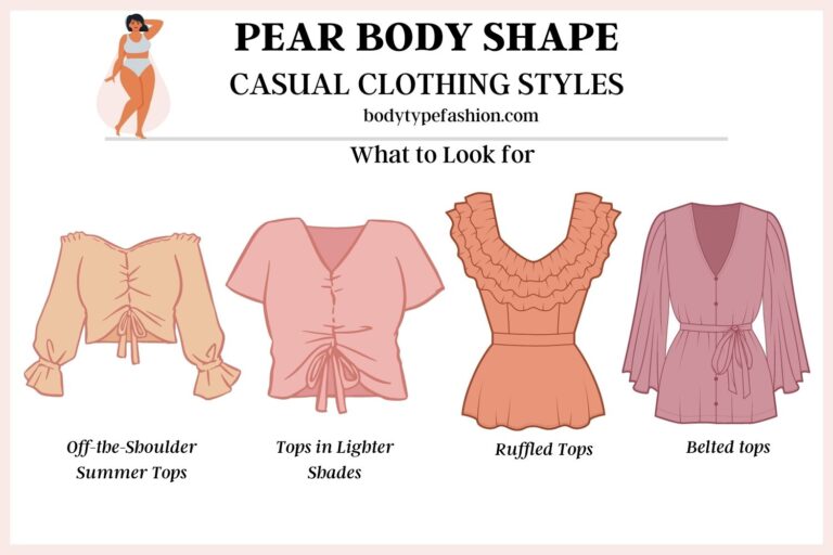 Best Casual Clothing Styles for Pear Body Shape - Fashion for Your Body ...