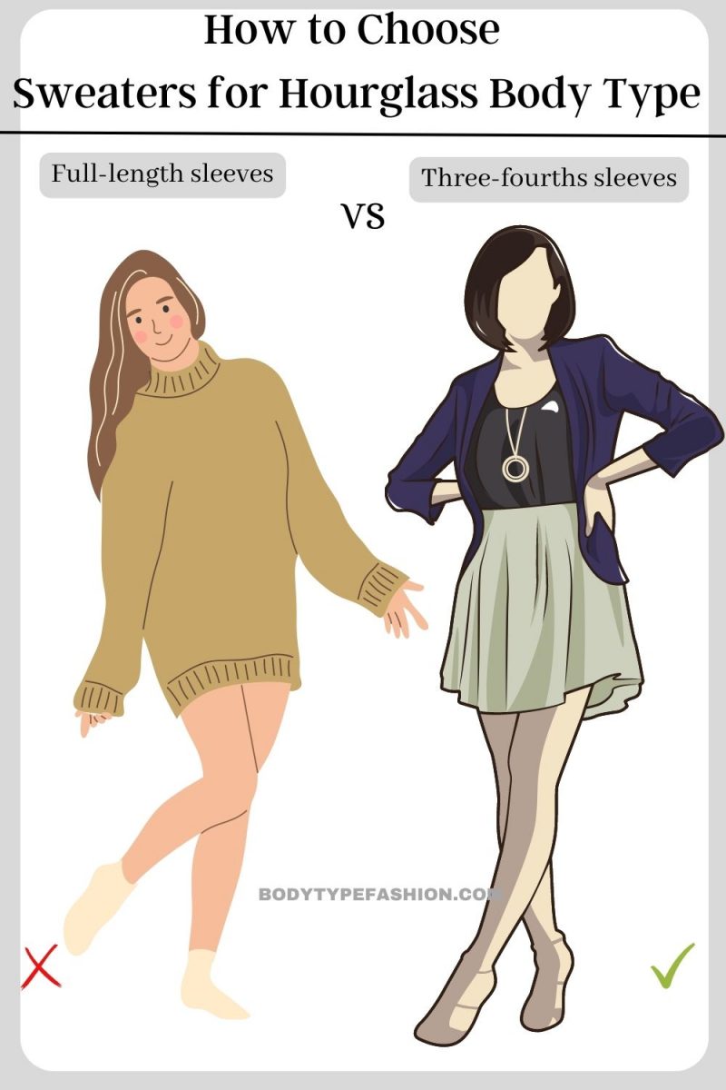 How to Choose Sweaters for Hourglass Body Type - Fashion for Your Body Type