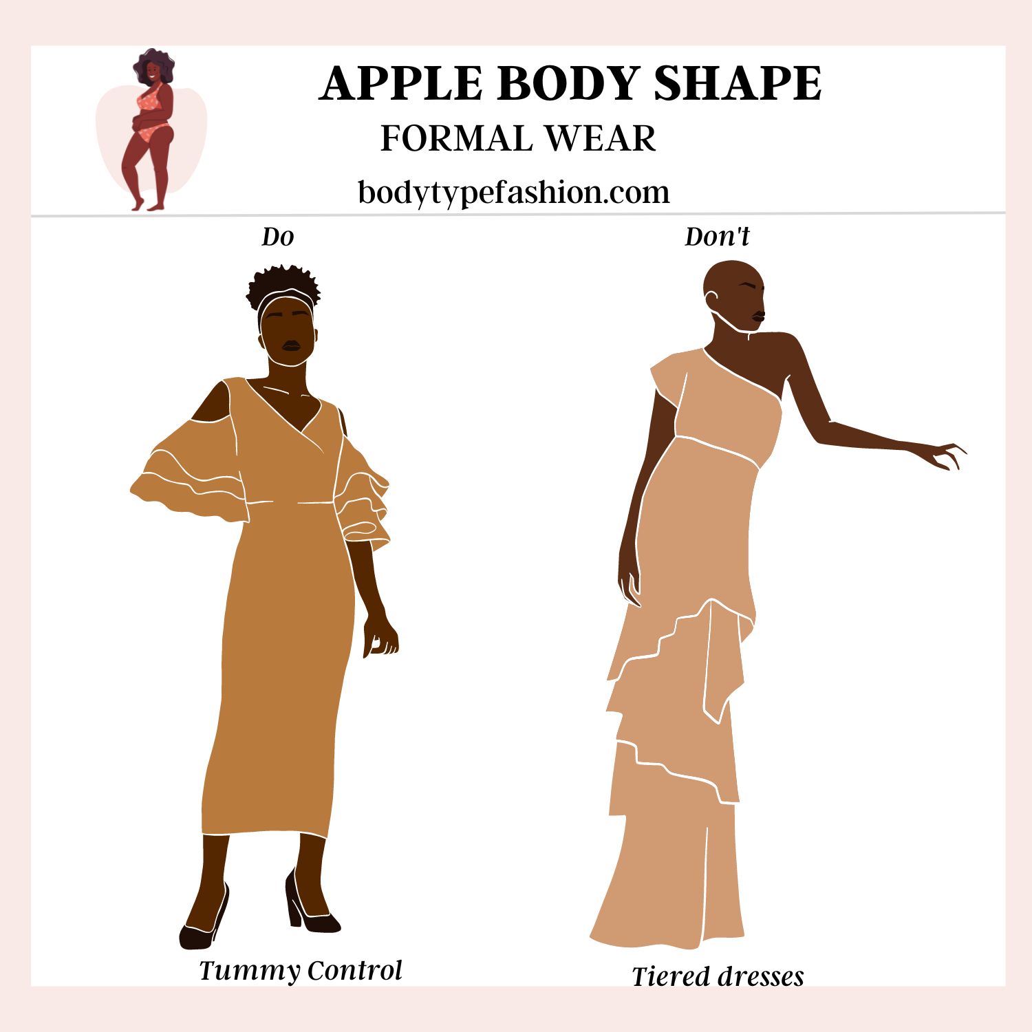 How to Choose Formal Wear for the Apple Body Shape - Fashion for Your ...