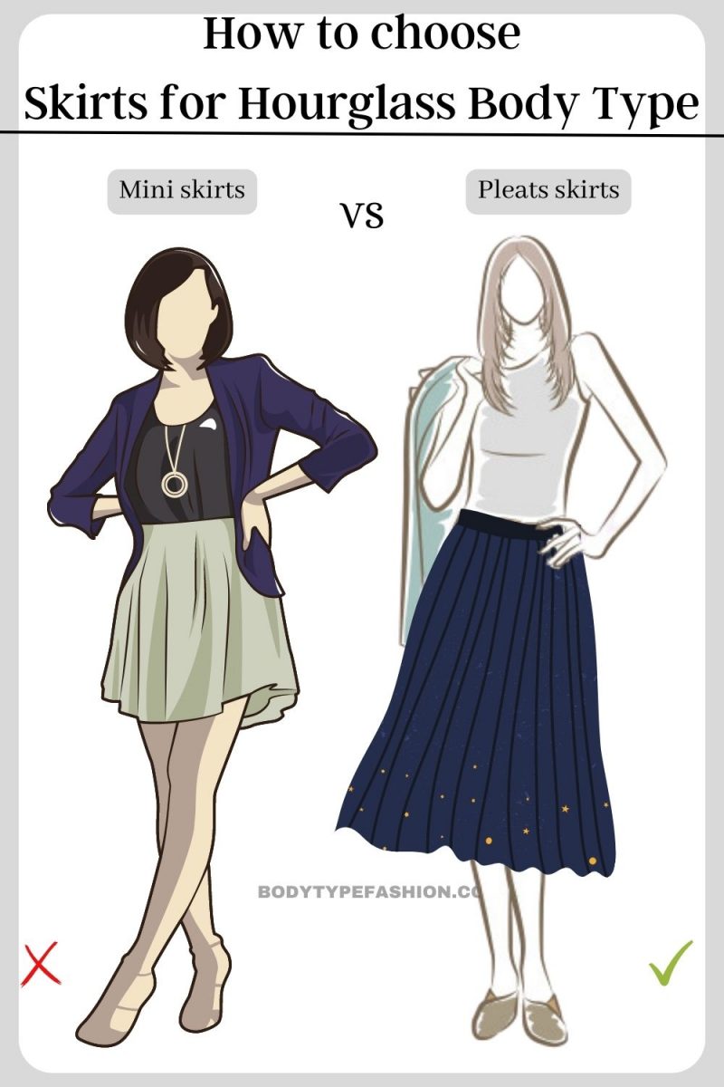 How to Choose Skirts for Hourglass Body Type - Fashion for Your Body Type