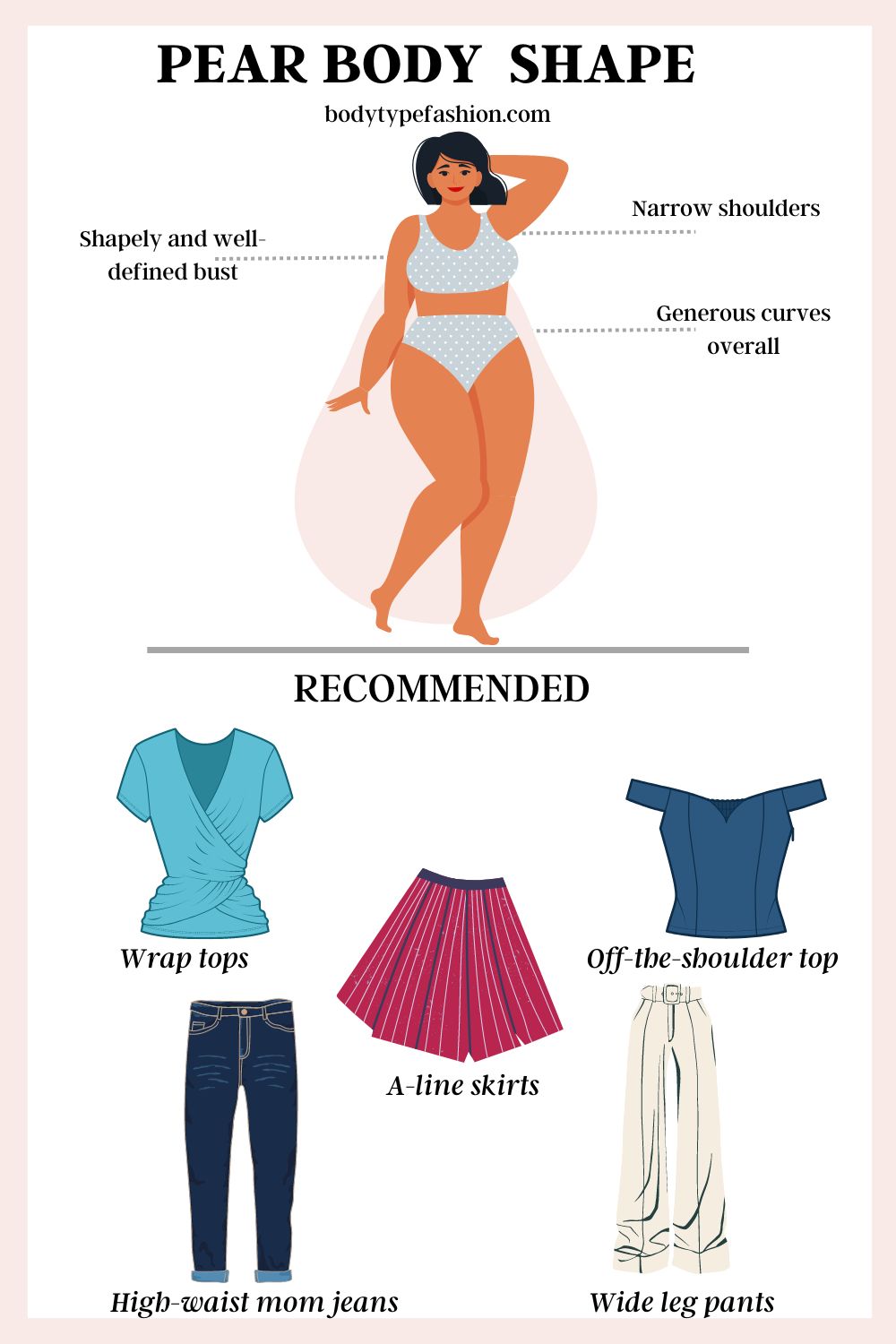 The Clothing Essentials for the Pear Shape - Fashion for Your Body Type