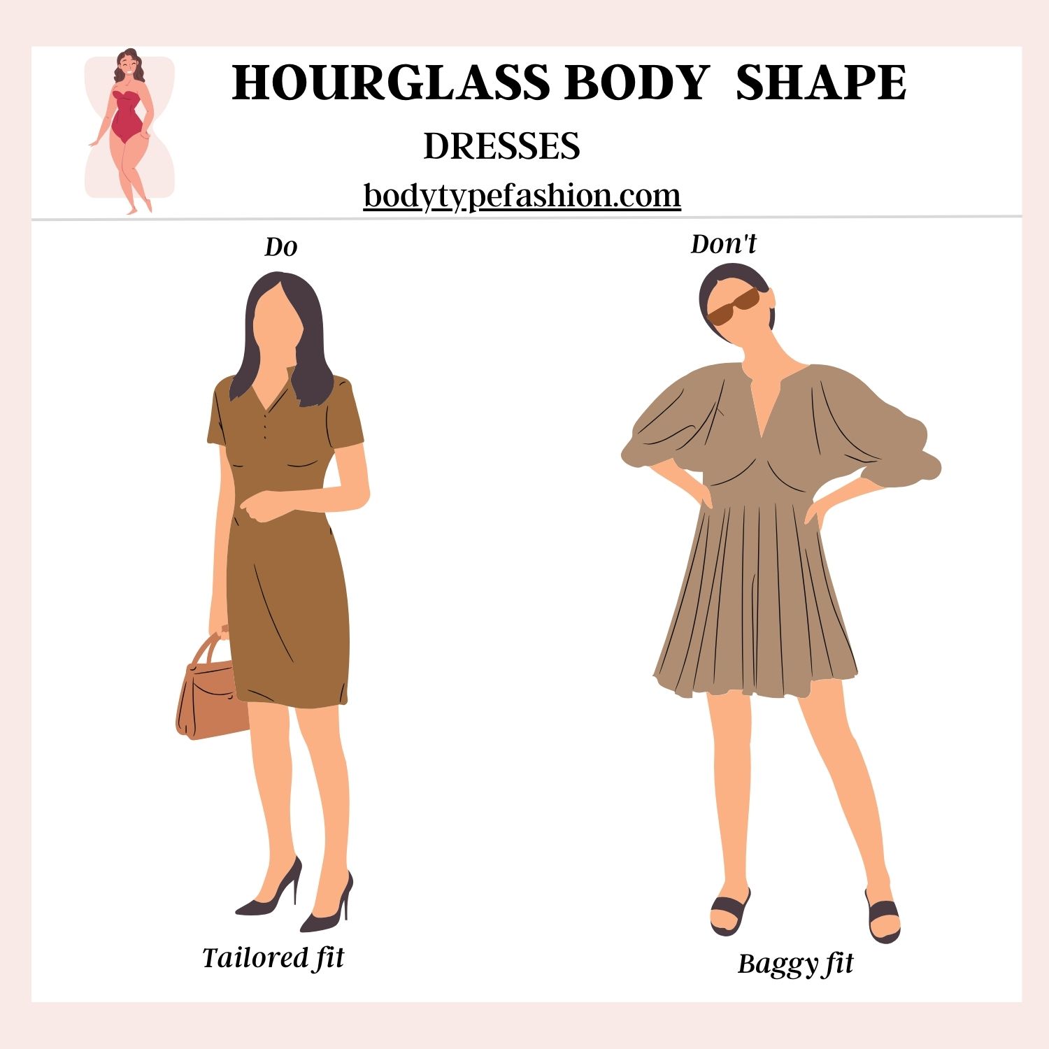 How to Choose Dresses for Hourglass Body Type - Fashion for Your Body Type