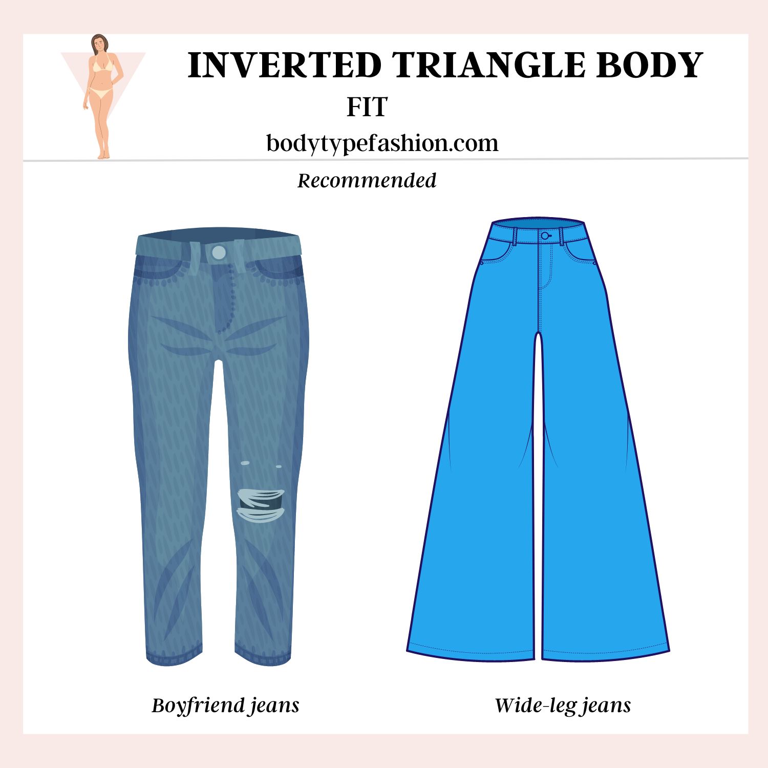 How to Choose the Perfect Jeans for Your Body Shape - Fashion for Your ...