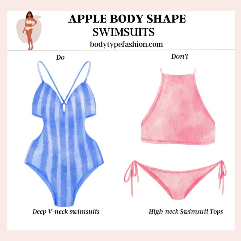 Best Swimsuit Styles for Apple Body Shape - Fashion for Your Body Type