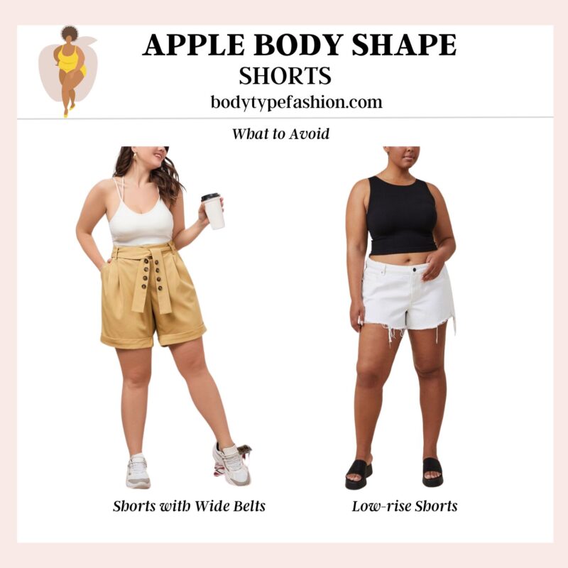 How to Choose Shorts for Apple Body Shape - Fashion for Your Body Type