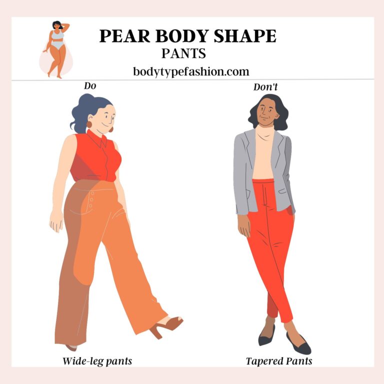 How to Choose Pants for Pear Body Shape - Fashion for Your Body Type