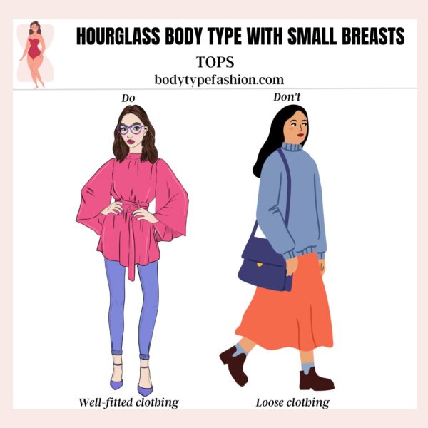 How to dress hourglass body type with small breasts - Fashion for Your ...