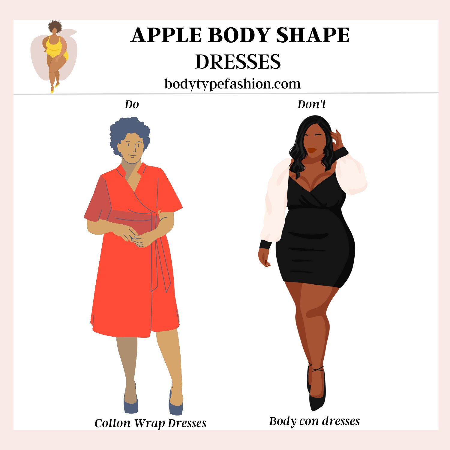How to Dress Overweight Apple Body Shape - Fashion for Your Body Type