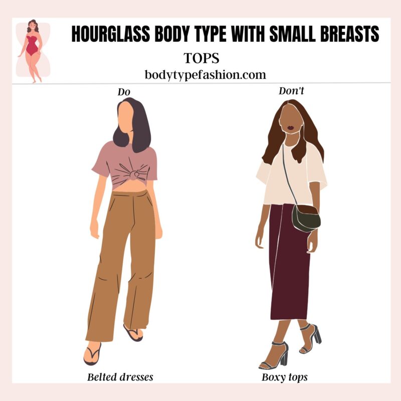 How to dress hourglass body type with small breasts - Fashion for Your ...