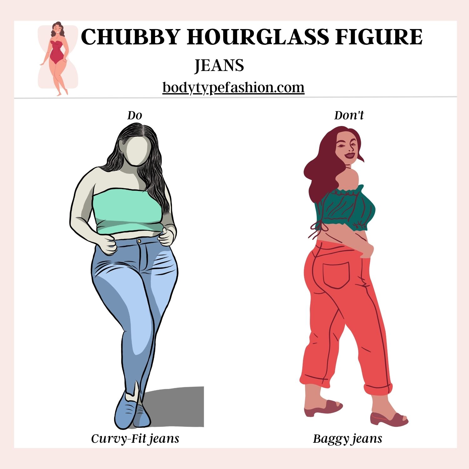 How to Dress a Chubby Hourglass Figure - Fashion for Your Body Type
