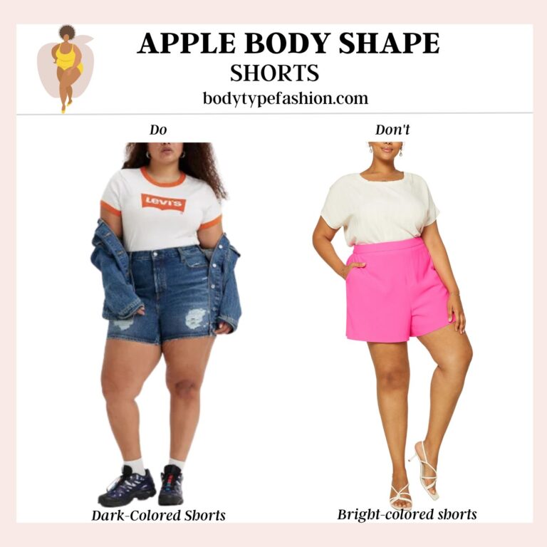 How to Choose Shorts for Apple Body Shape - Fashion for Your Body Type