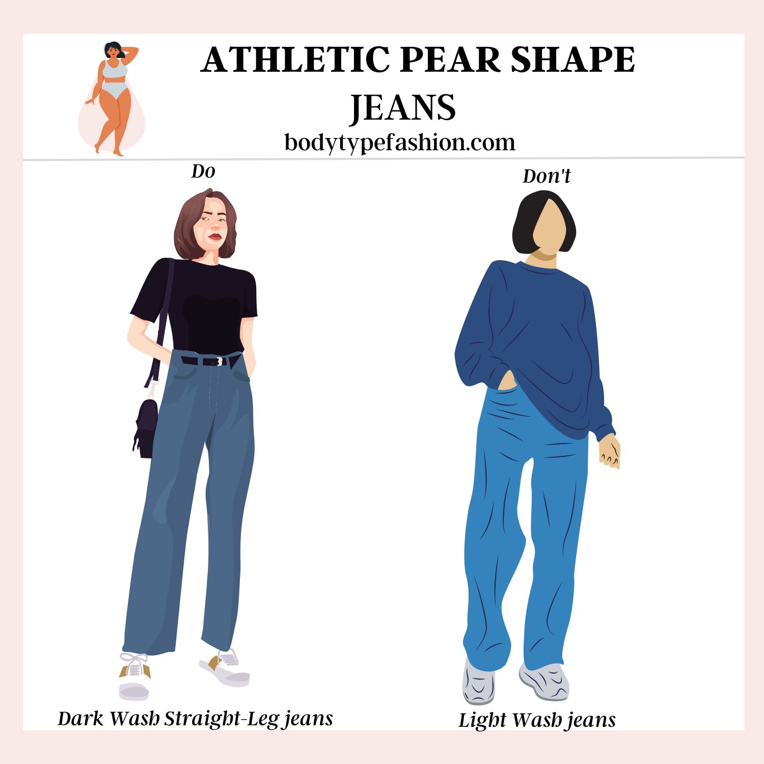 How to Dress an Athletic Pear Shape - Fashion for Your Body Type
