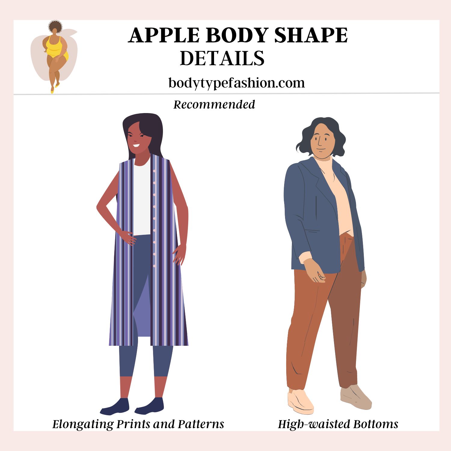 Apple Body Shape Dos and Don'ts - Fashion for Your Body Type