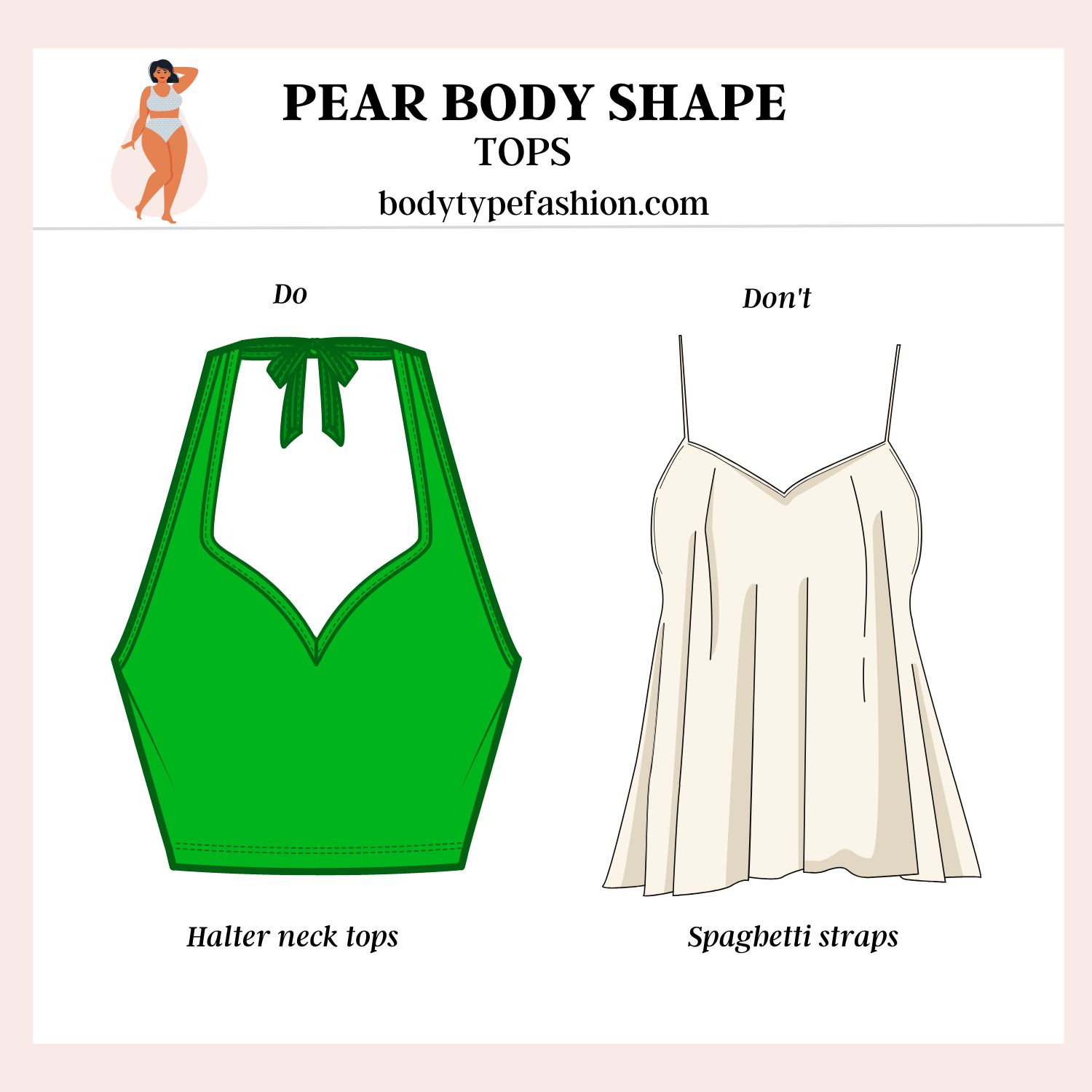 How to Choose Tops for the Pear-Shape - Fashion for Your Body Type