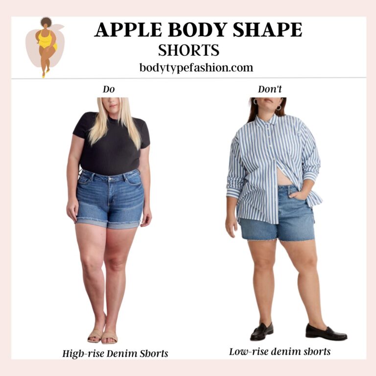 How to Choose Shorts for Apple Body Shape - Fashion for Your Body Type