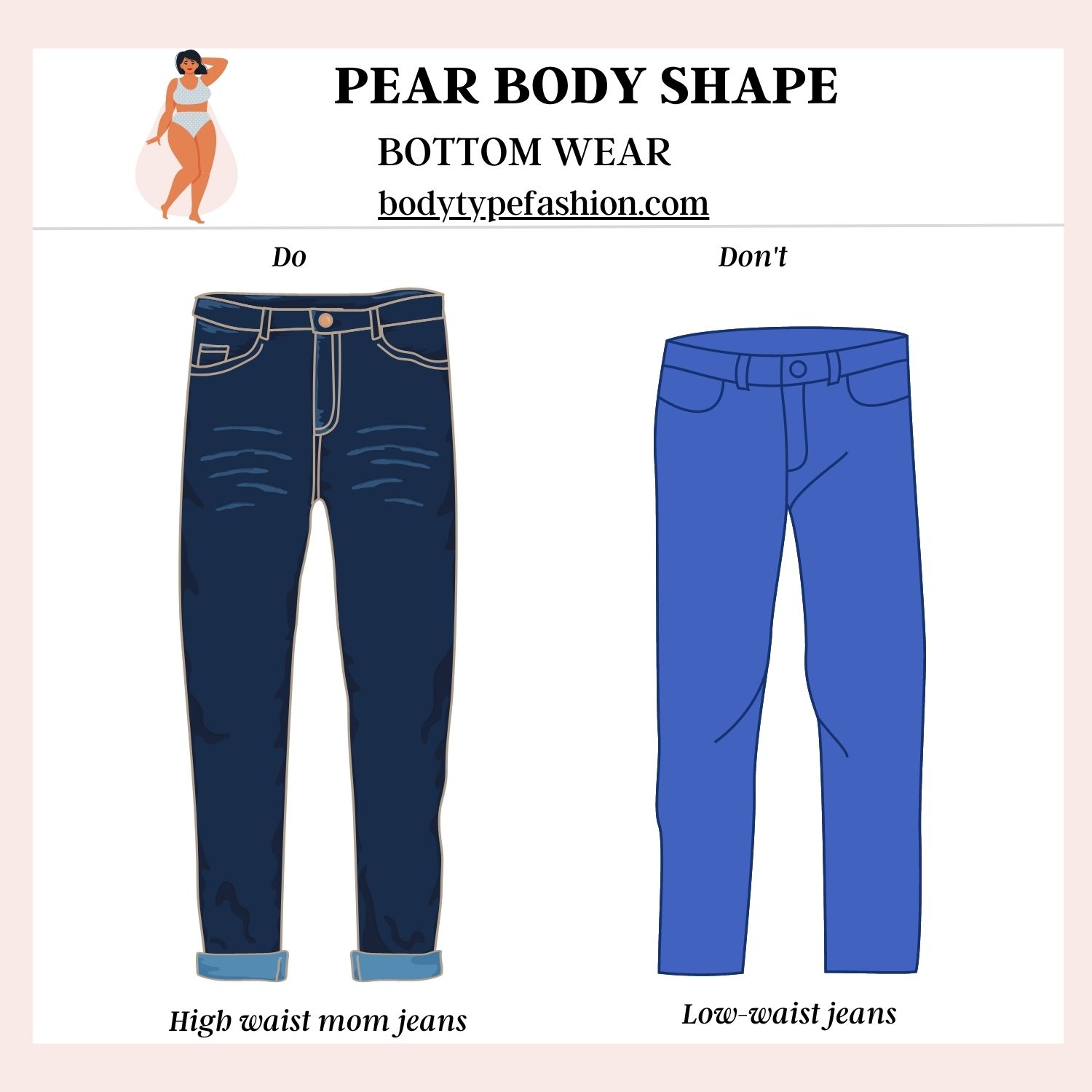 The Bottom Wear Guide For Pear - Fashion for Your Body Type