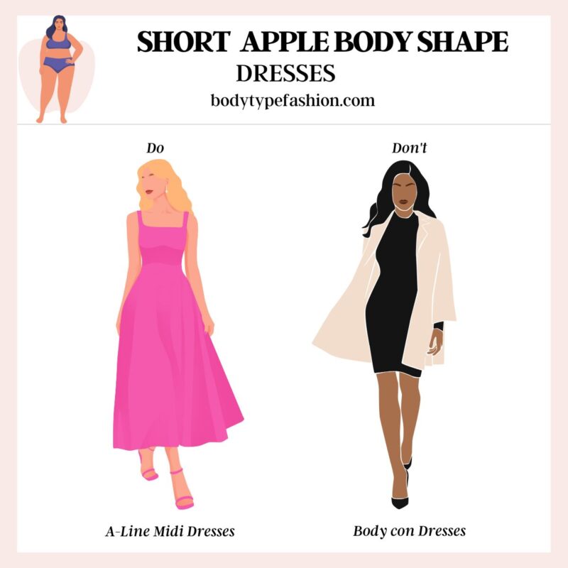 How to Dress the Short Apple Body Shape - Fashion for Your Body Type